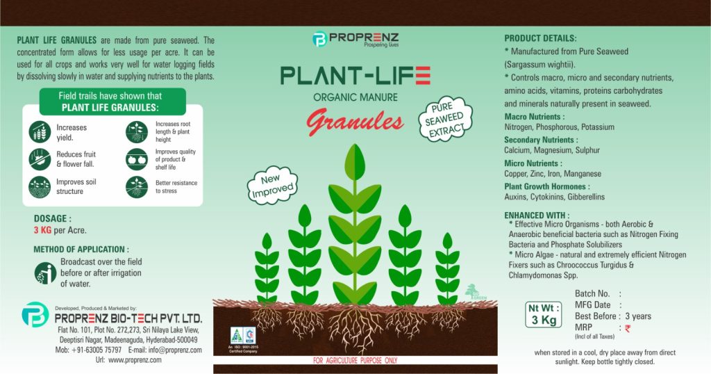 Plant Life - Granules - Proprenz